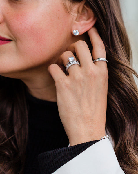 The Hazel Studs (1.5 Carat) – Everly Rings